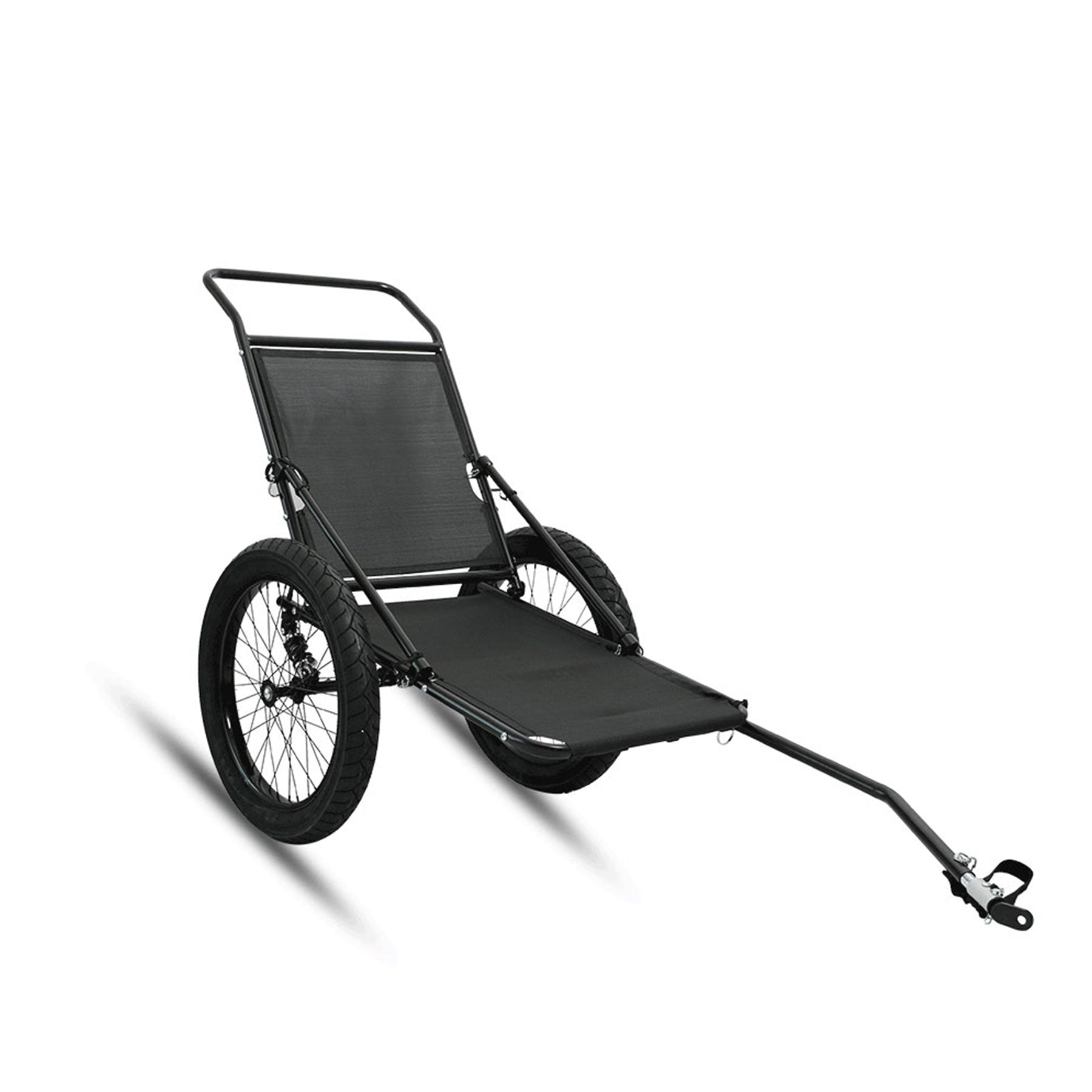 EUNORAU Single Track Fat Tire Cargo Bike Trailer for Hunting - 2 Wheel – Ride-Electric-Bikes