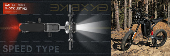 X21 MAX E-Bike By EKX -G3000W 60V 30Ah electric dirt bike for adults ...